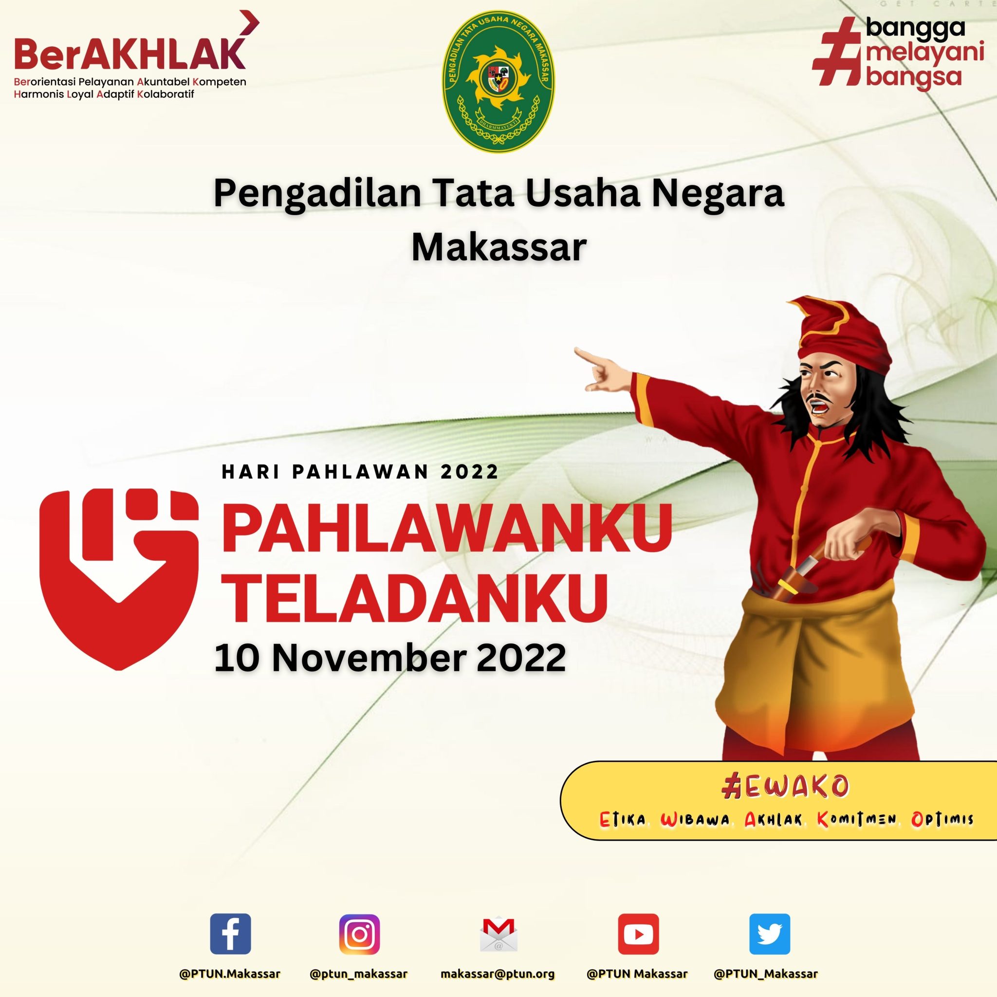 Keluarga Besar Pengadilan Tata Usaha Negara Makassar Mengucapkan